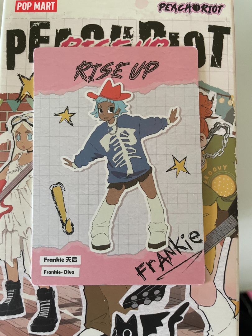 Peach Riot POP MART Frankie Diva, Hobbies & Toys, Toys & Games on Carousell