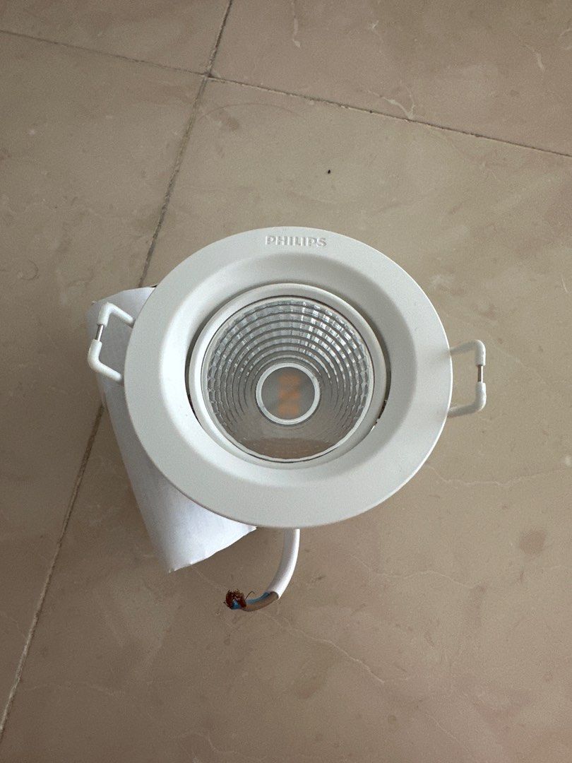 Philips Pomeron LED Recessed Spot Light Spotlight, Furniture & Home ...