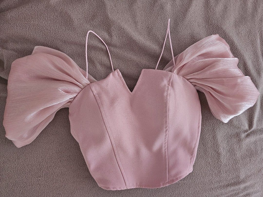 Pink Princess top, Women's Fashion, Tops, Other Tops on Carousell