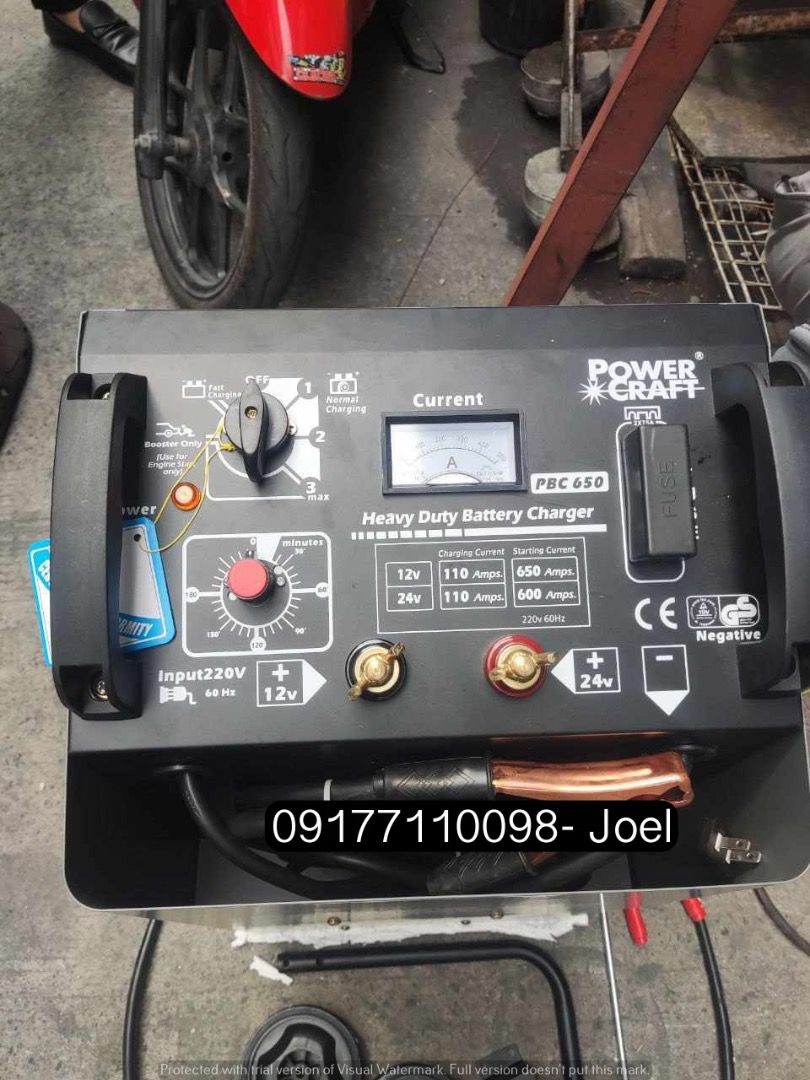 POWER CRAFT BATTERY CHARGER 650 A., Commercial & Industrial ...
