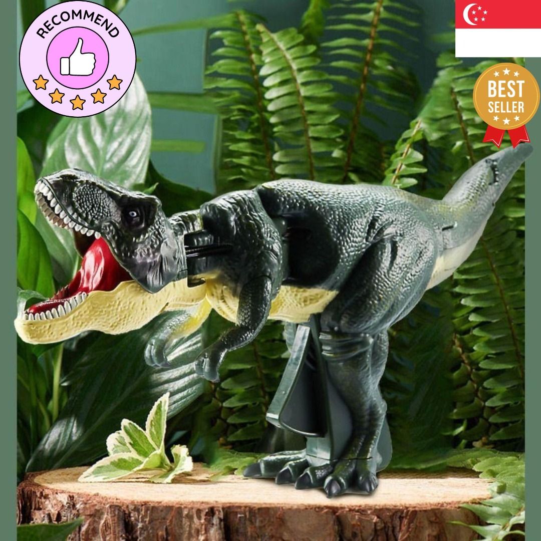 Press Dinosaur Toy/Head and tail Movement Swing Dinosaur Toys/Sound and ...