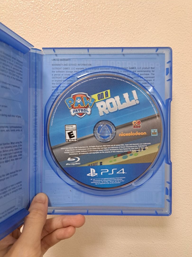 PS4 Paw Patrol On a Roll Game, Video Gaming, Video Games, PlayStation ...