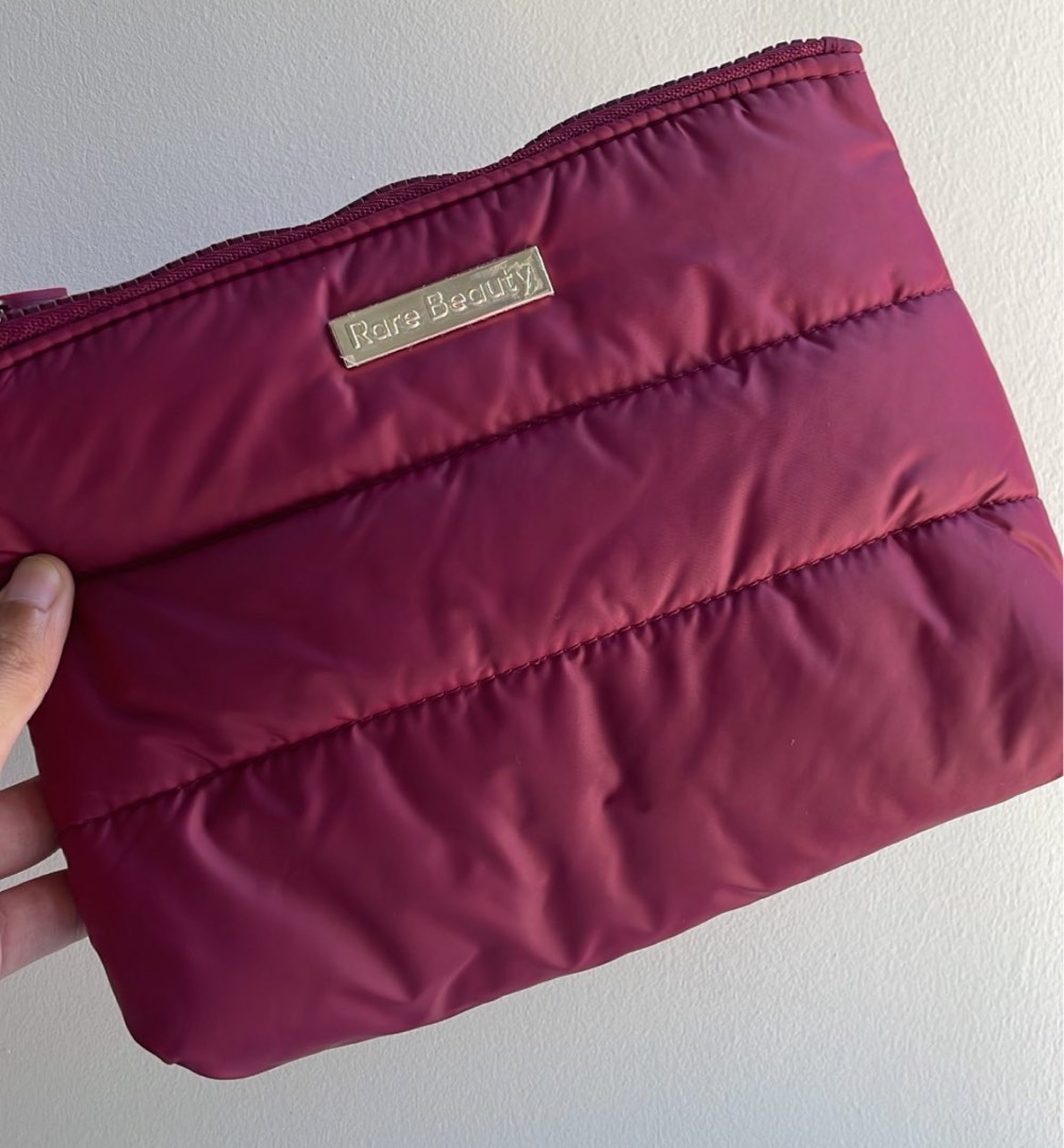 Rare beauty puffy makeup bag, Women's Fashion, Bags & Wallets, Purses ...