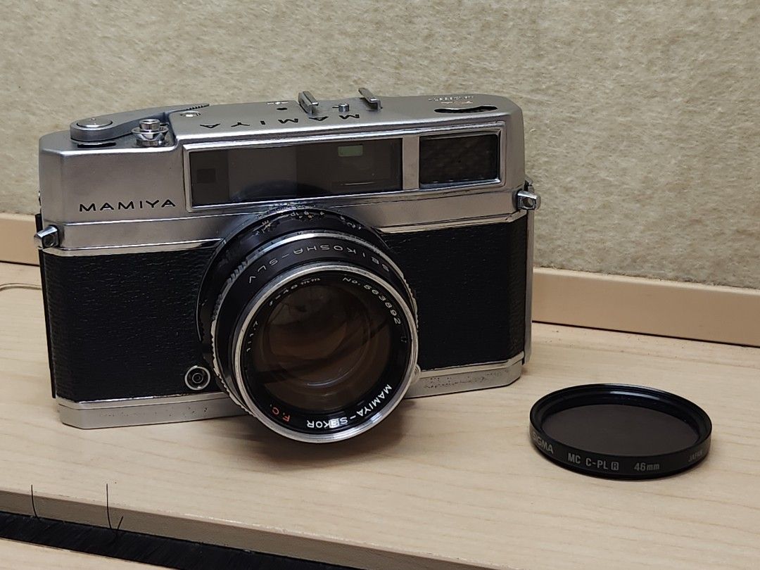 Rare Vintage Film Camera: Mamiya Auto Deluxe RangeFinder, Photography, Cameras on Carousell
