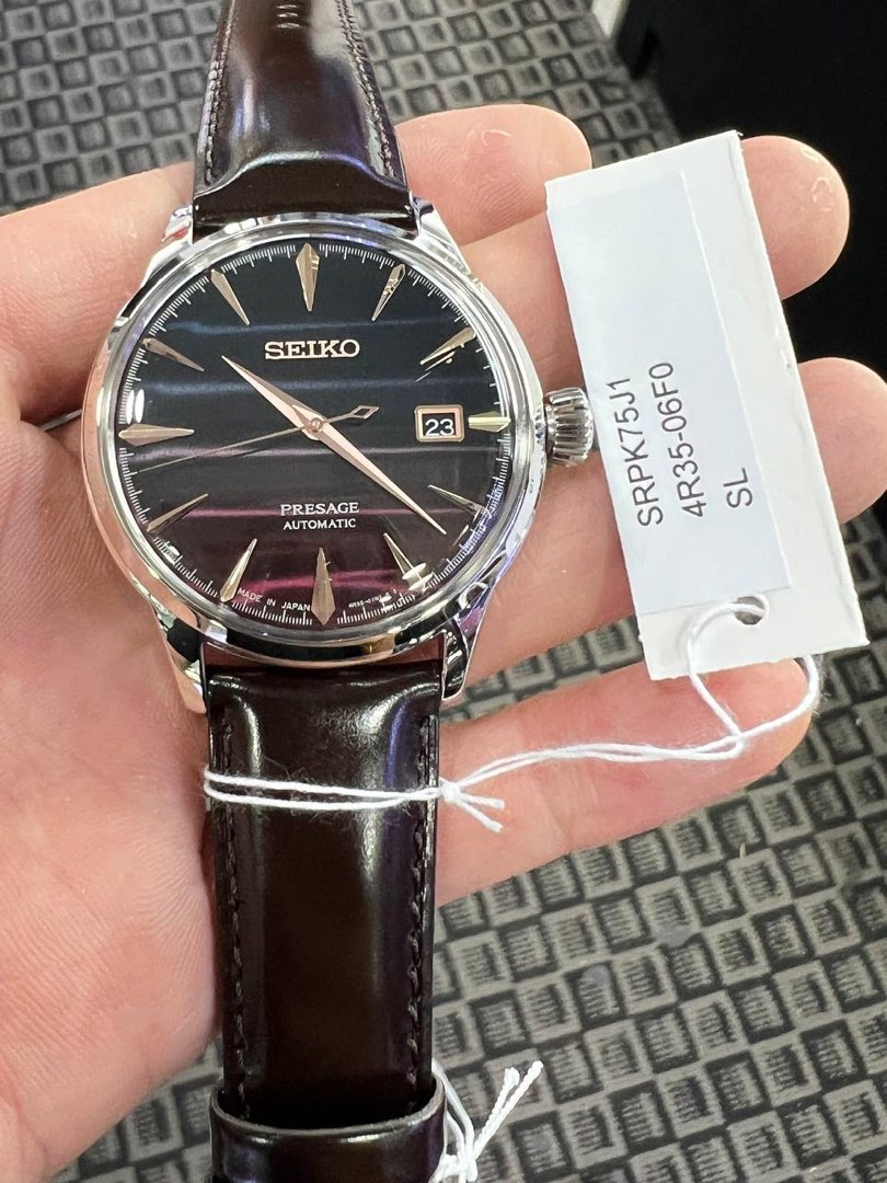 SEIKO PRESAGE PURPLE SUNSET MADE IN JAPAN LIMITED EDITION AUTOMATIC ...