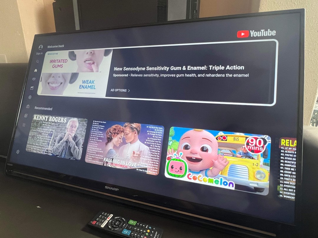 Sharp Tv, TV & Home Appliances, TV & Entertainment, TV on Carousell