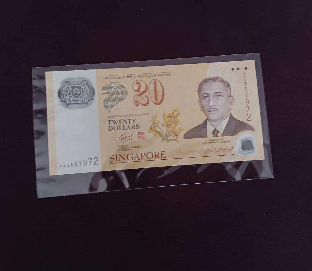 Singapore Old $20 Note, Hobbies & Toys, Memorabilia & Collectibles, Currency on Carousell