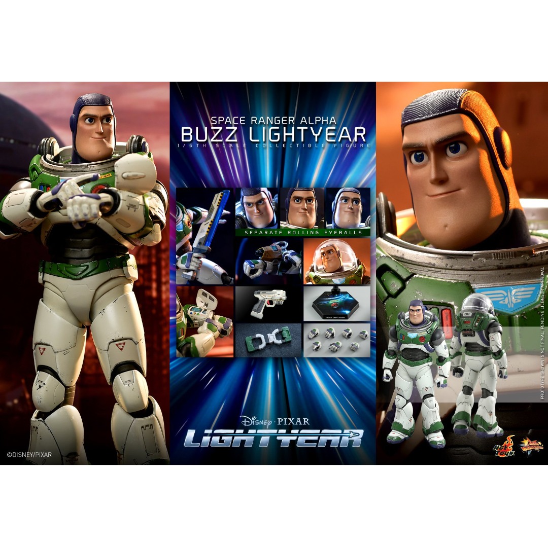 Space Ranger Alpha Buzz Lightyear - Hot Toys MMS634 Lightyear 1/6th ...