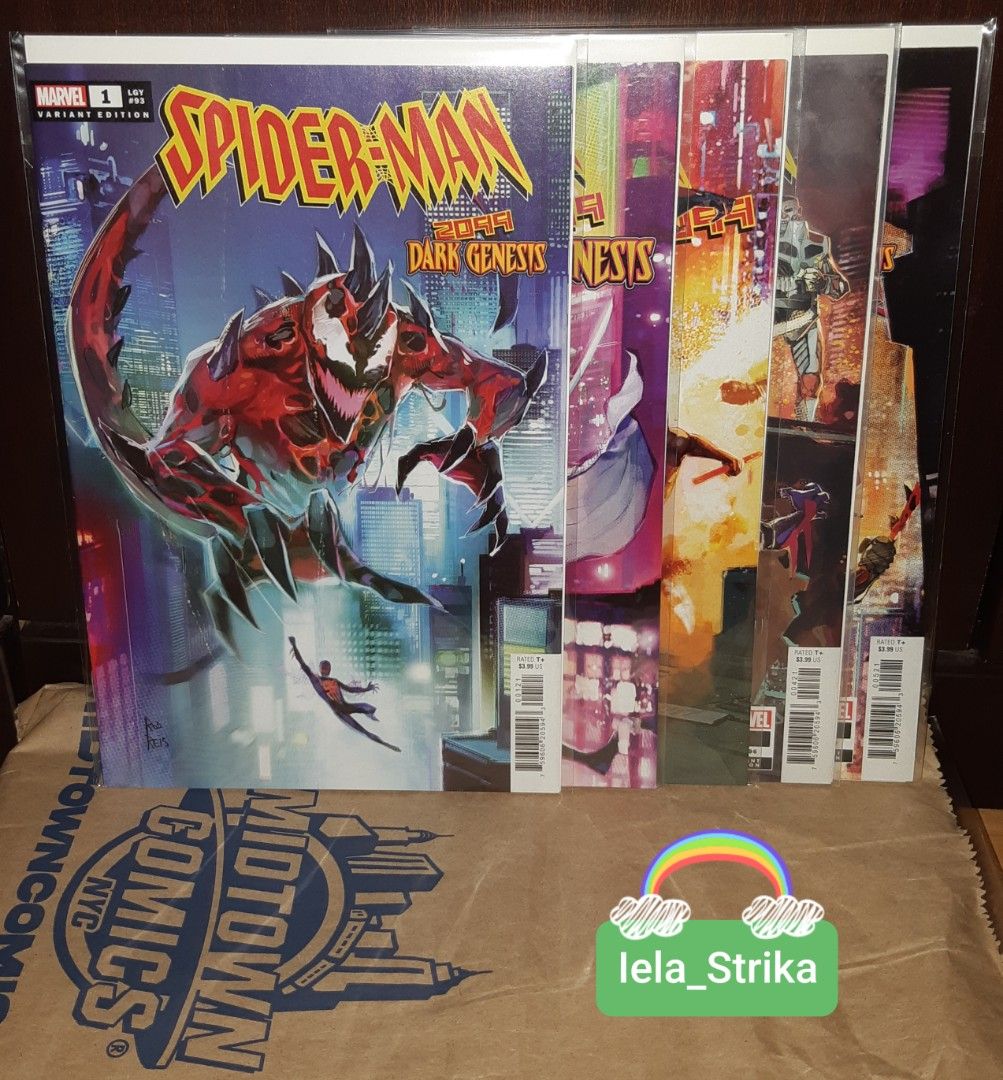 SPIDERMAN 2099: DARK GENESIS COMPLETE SET (ISSUE 1-5), Hobbies & Toys ...