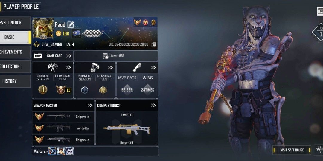 Stacked call of duty mobile (codm) account, Video Gaming, Video Games ...