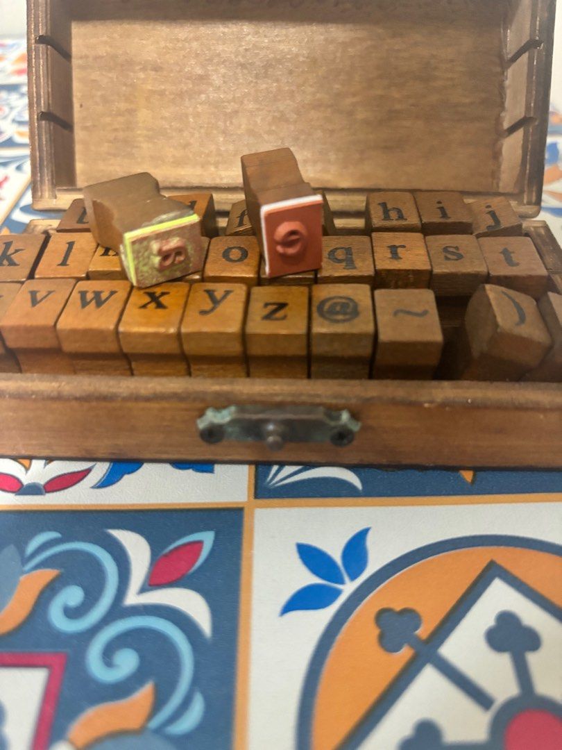 Stamp Alphabet lowercase letters, Hobbies & Toys, Stationary & Craft ...