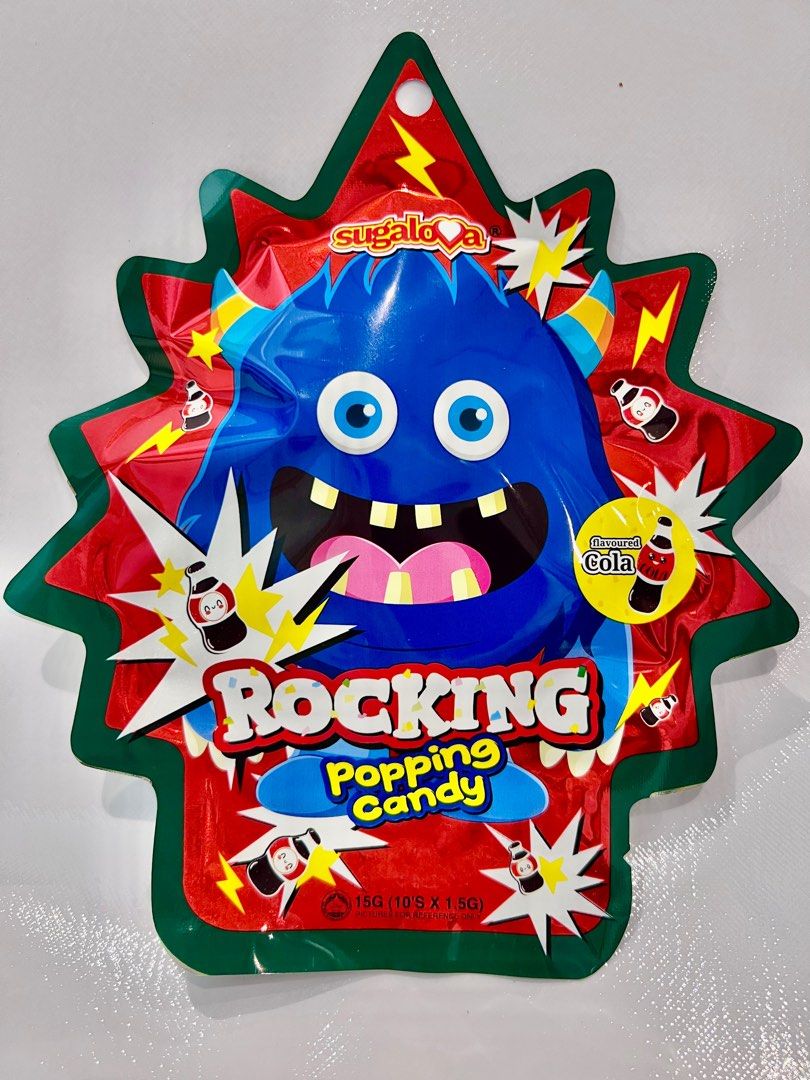 Sugalova Popping Candy, Food & Drinks, Packaged & Instant Food on Carousell