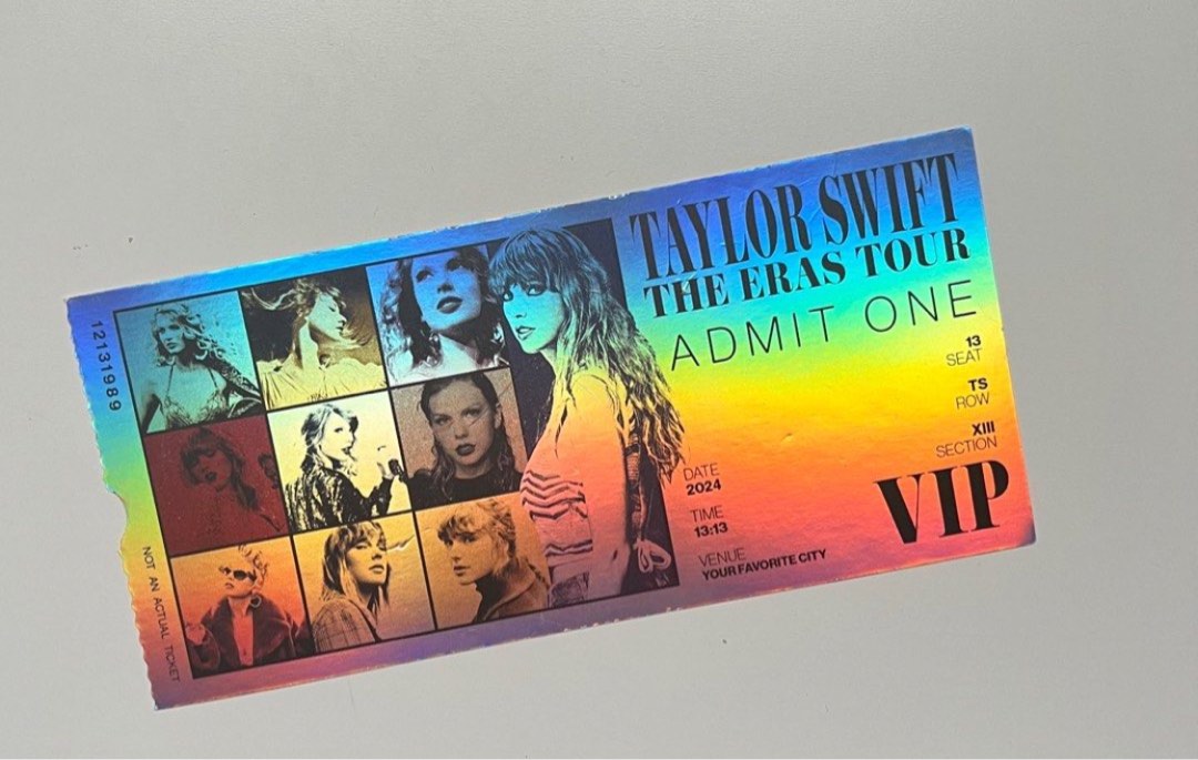 Taylor swift eras tour vip ticket, 門票＆禮券, 活動門票 - Carousell