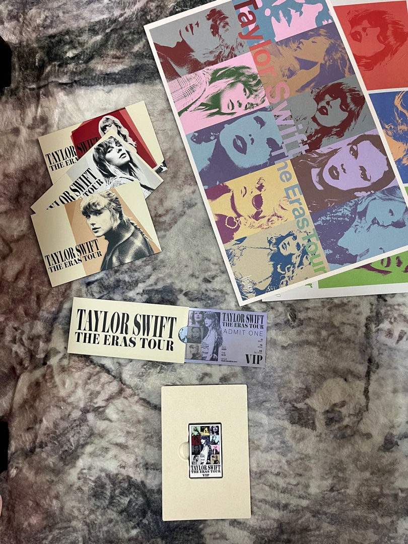 Taylor Swift Exclusive VIP Eras Tour Merch, Hobbies & Toys, Memorabilia ...
