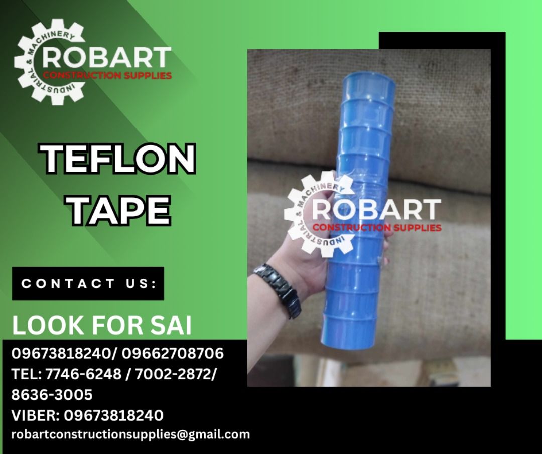 Teflon Tape, Commercial & Industrial, Construction Tools & Equipment on ...