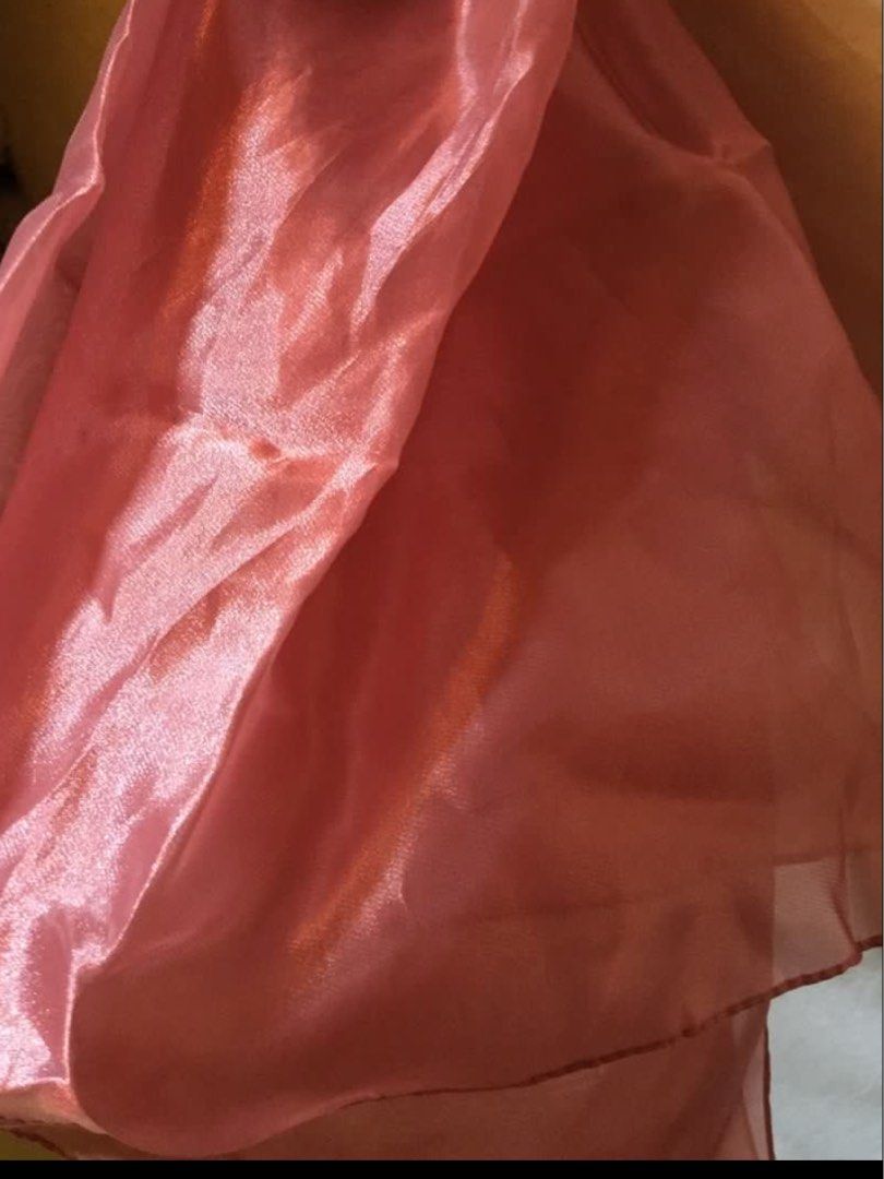UMAMA SCARF ORGANZA HIJAB FORMAL KONDANGAN LAMARAN PINK, Fesyen Wanita ...