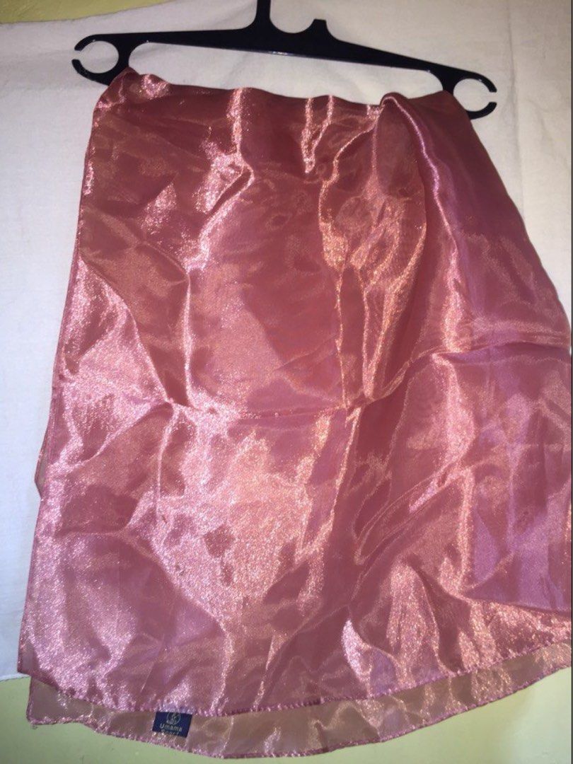 UMAMA SCARF ORGANZA HIJAB FORMAL KONDANGAN LAMARAN PINK, Fesyen Wanita ...