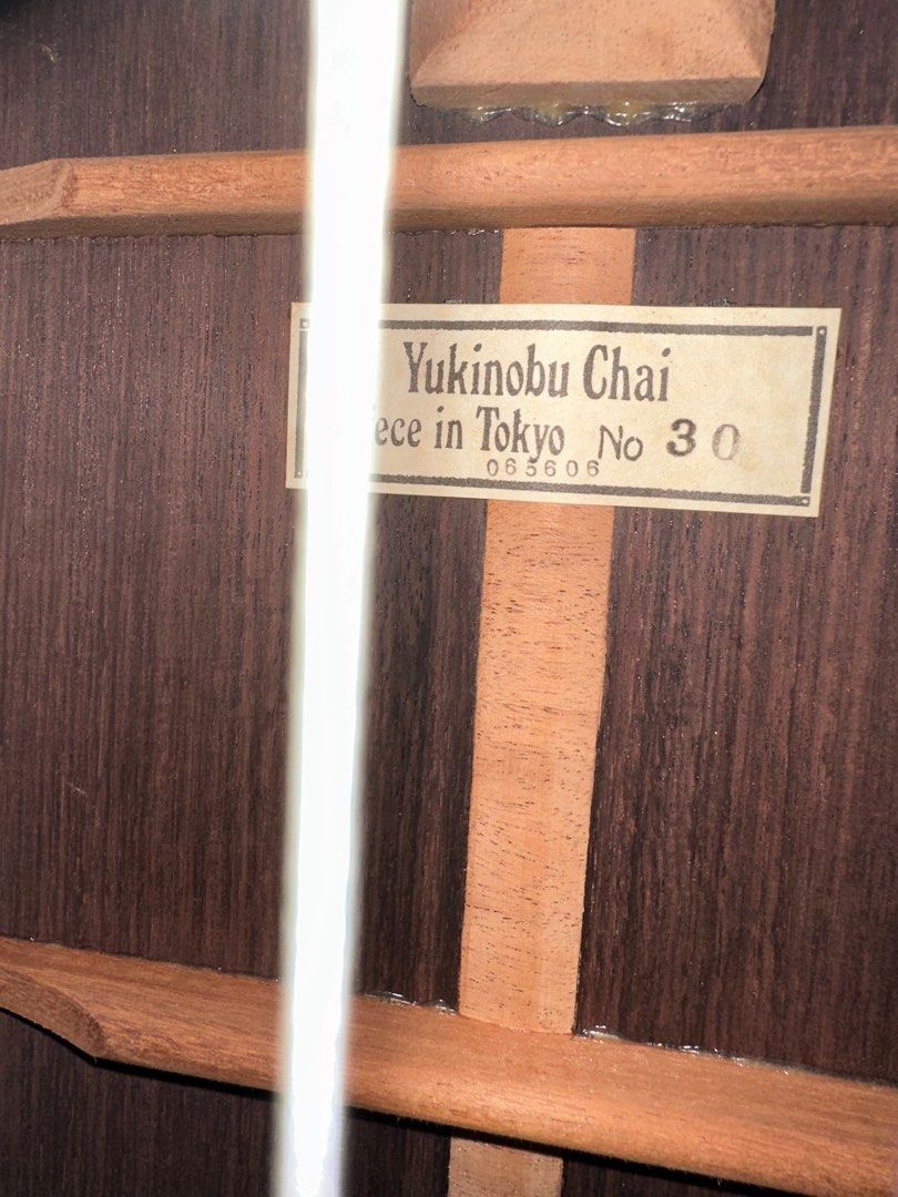 Yukinobu chai alto guitar model 30 solid cedar top and solid back and ...