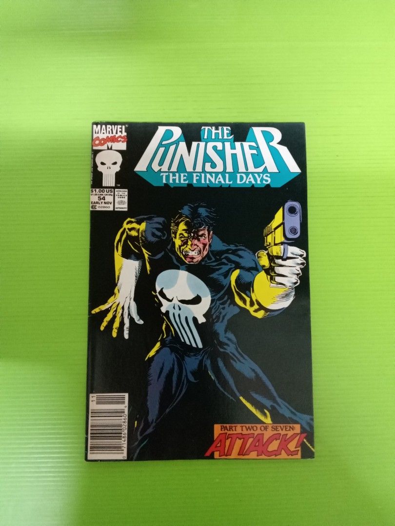 1st app Max ! The Punisher #54 ( Al Milgrom - Cover Art ) Marvel Copper ...