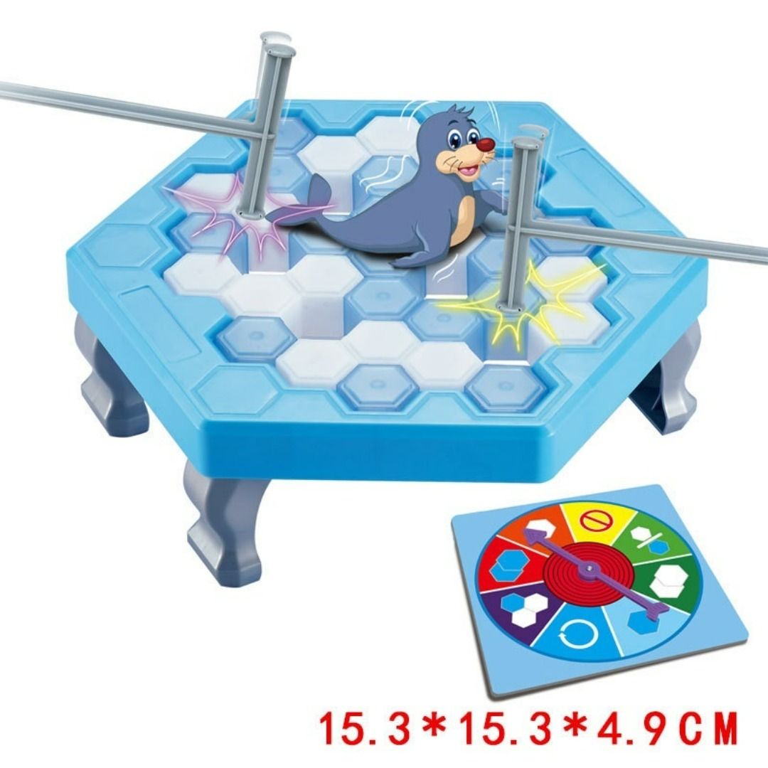 707 Strategy Play and Learn Sea Lion Trap Ice Blocks Game for 2 Players ...