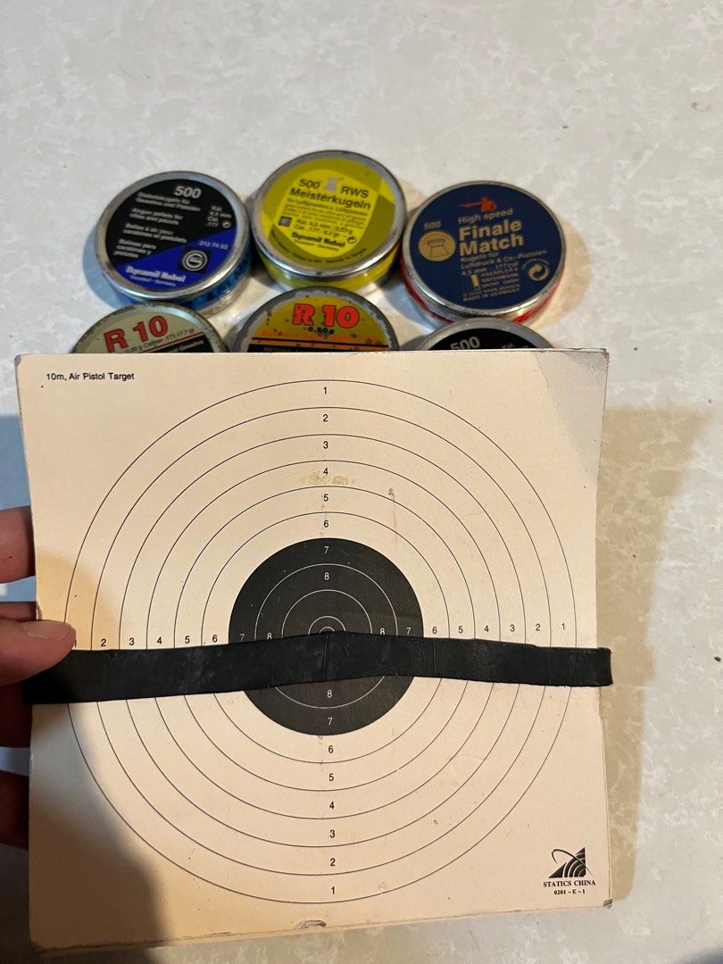 Air rifle/ pistol pellets 8 boxes and target cards, Hobbies & Toys ...