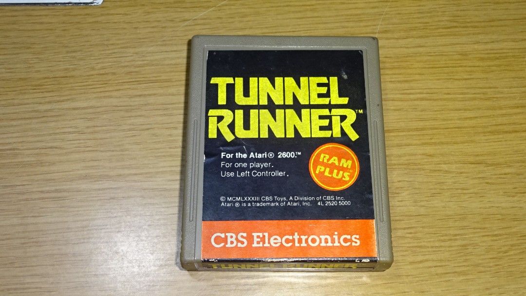 Atari 2600 Tunnel Runner Game Rom Cartridge, Video Gaming, Video Games, Others on Carousell