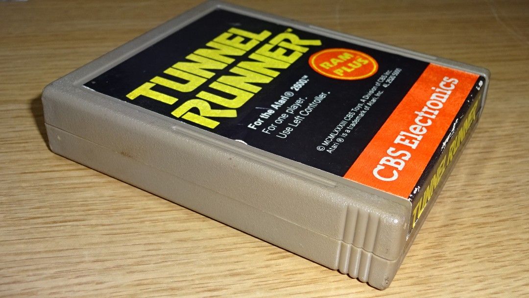 Atari 2600 Tunnel Runner Game Rom Cartridge, Video Gaming, Video Games ...