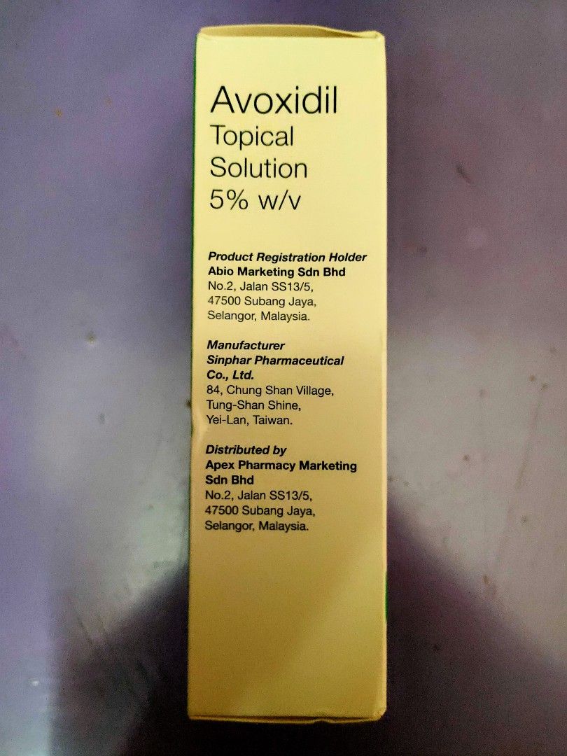 AVOXIDIL 5% (Minoxidil), Beauty & Personal Care, Hair on Carousell