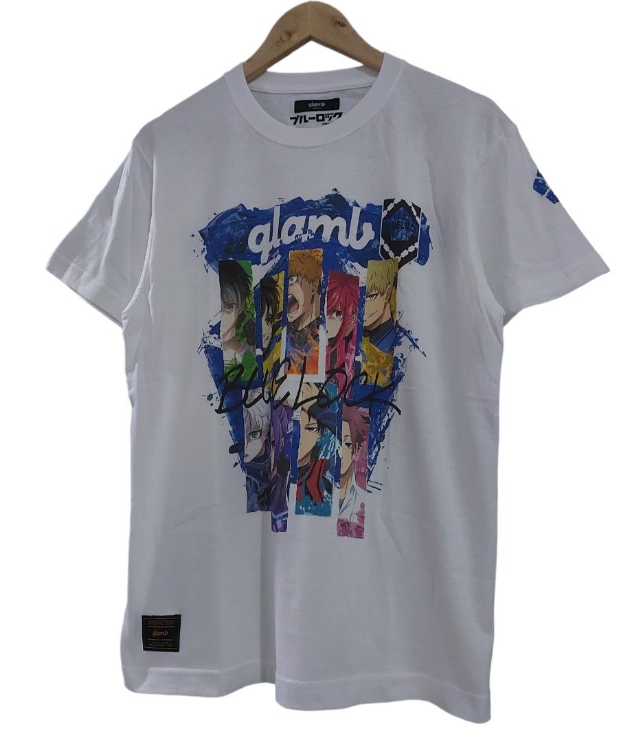 BAJU ANIME BLUE LOCK X GLAMB, Men's Fashion, Tops & Sets, Tshirts ...
