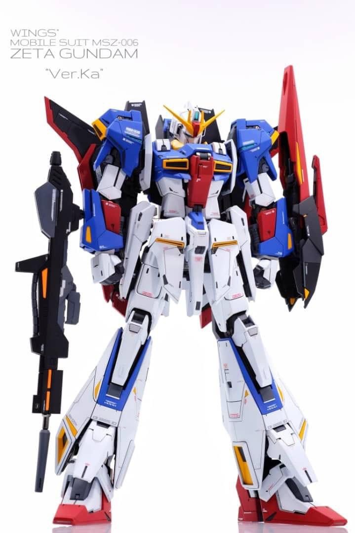 Bandai 1/100 mg zeta z gundam ver Ka k17 改件, 興趣及遊戲, 玩具 & 遊戲類 - Carousell