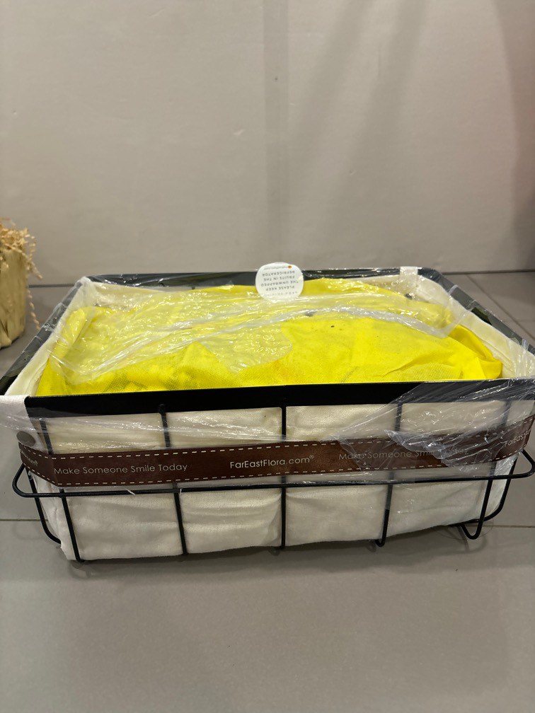 Thin black metal frame Basket, Food & Drinks, Gift Baskets & Hampers on ...