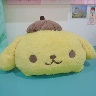 POMPOMPURIN JUMBO H22" W19" AUTHENTIC SANRIO PLUSH, Hobbies & Toys, Toys & Games on Carousell
