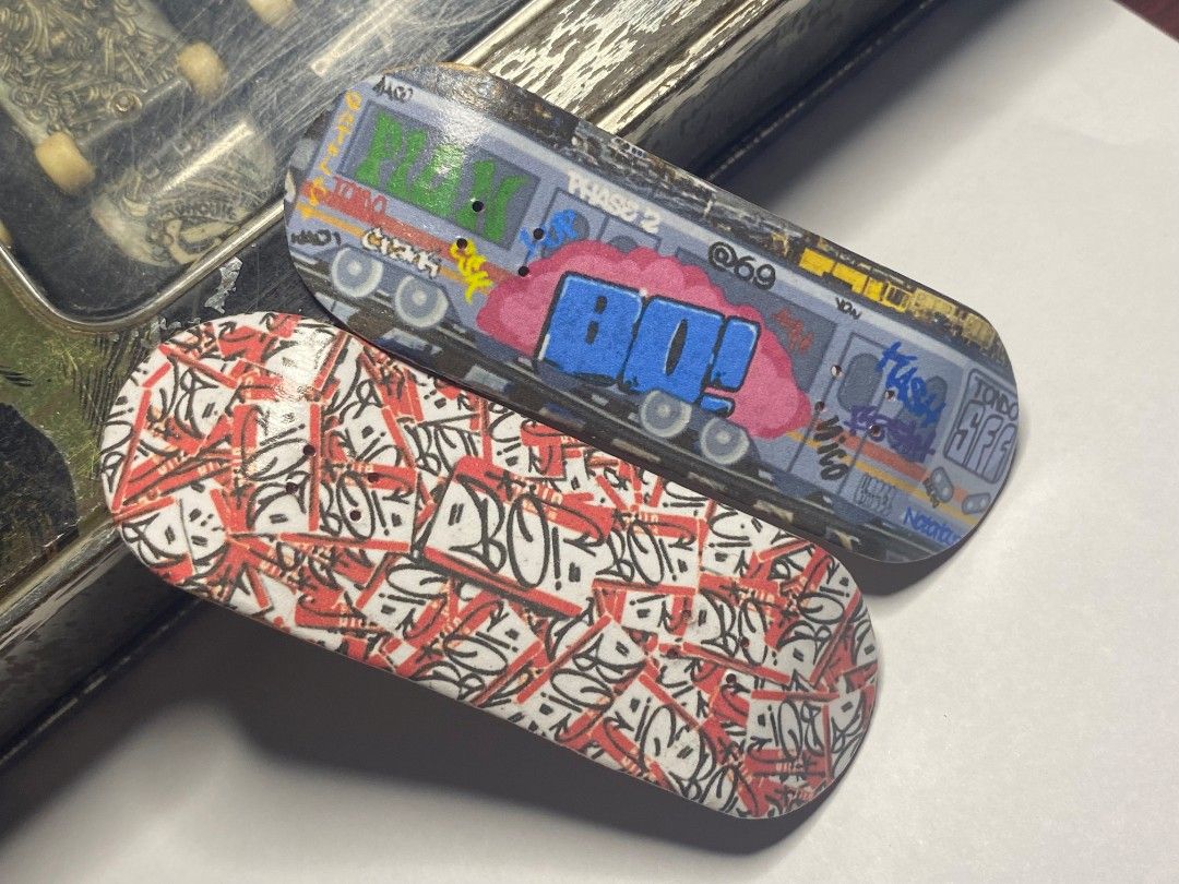 BO FINGERBOARDS "Graffiti Series" Deck, Hobbies & Toys, Toys & Games on ...