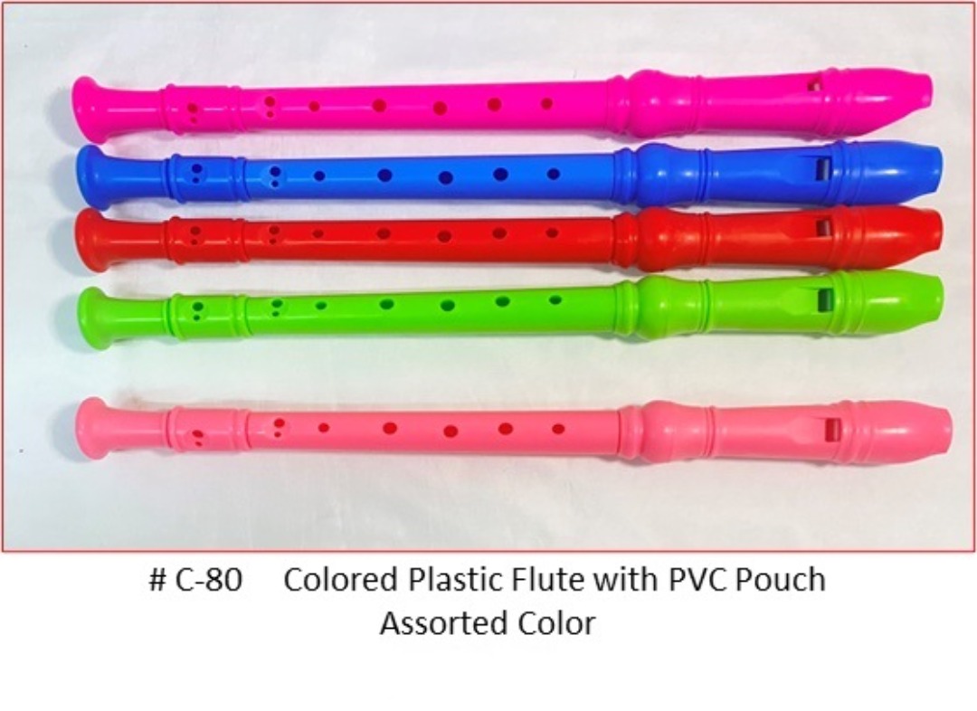 #C-32 Colored Wooden Flute - sold each, Hobbies & Toys, Music & Media ...