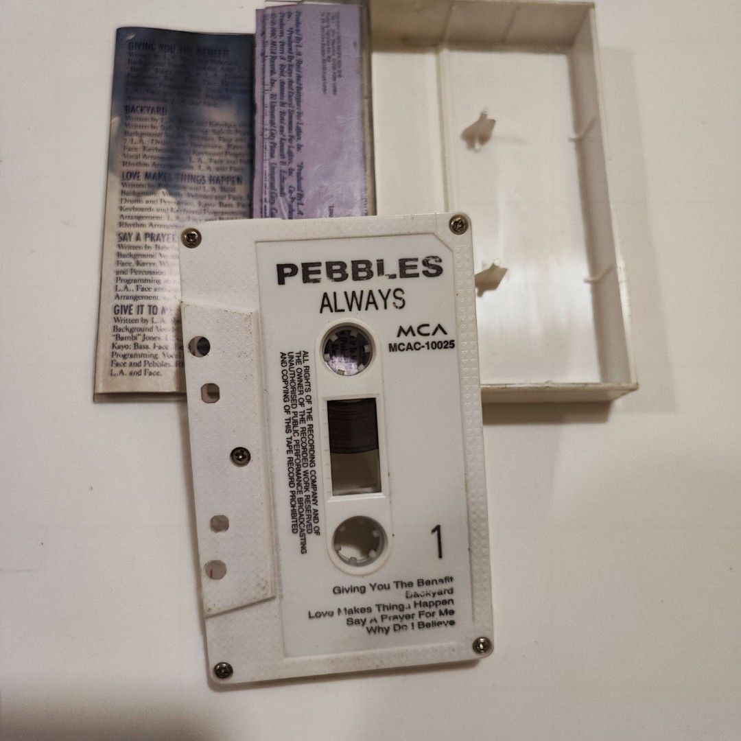 (Cassette) Pebbles - Always, Hobbies & Toys, Music & Media, CDs & DVDs on Carousell