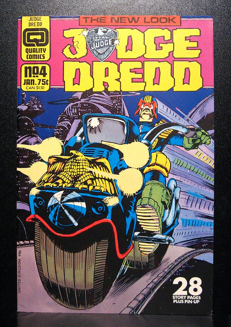 COMICS: Quality Comics: Judge Dredd #4 (1987), Hobbies & Toys, Books & Magazines, Comics & Manga ...