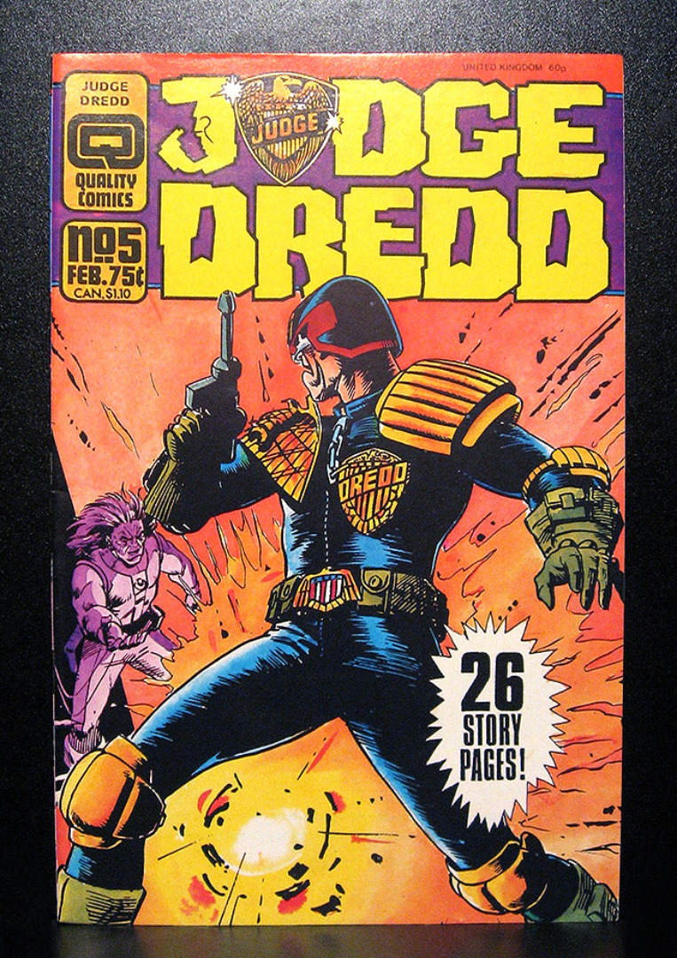 COMICS: Quality Comics: Judge Dredd #5 (1987), Hobbies & Toys, Books & Magazines, Comics & Manga ...