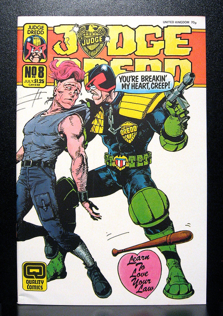 COMICS: Quality Comics: Judge Dredd #8 (1987), Hobbies & Toys, Books & Magazines, Comics & Manga ...