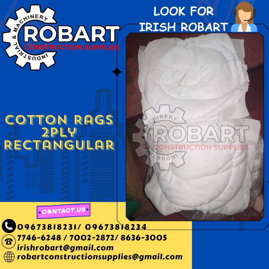 Cotton Rags, Commercial & Industrial, Construction Tools & Equipment on ...