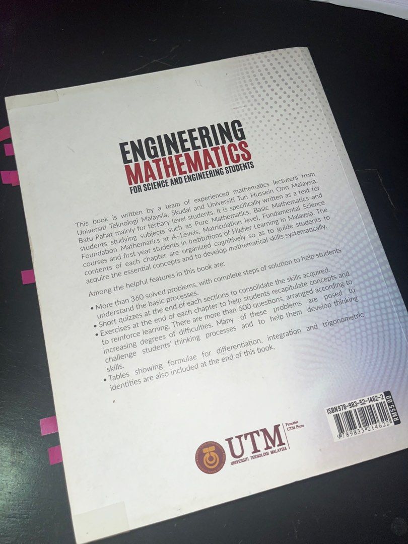 Engineering Mathematics Textbook, Hobbies & Toys, Books & Magazines ...