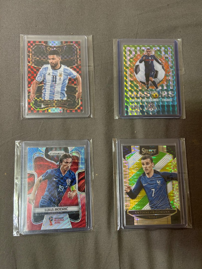 Football Card Soccer Card Modric Aguero Greizmann Ronaldo Salah Arnold ...