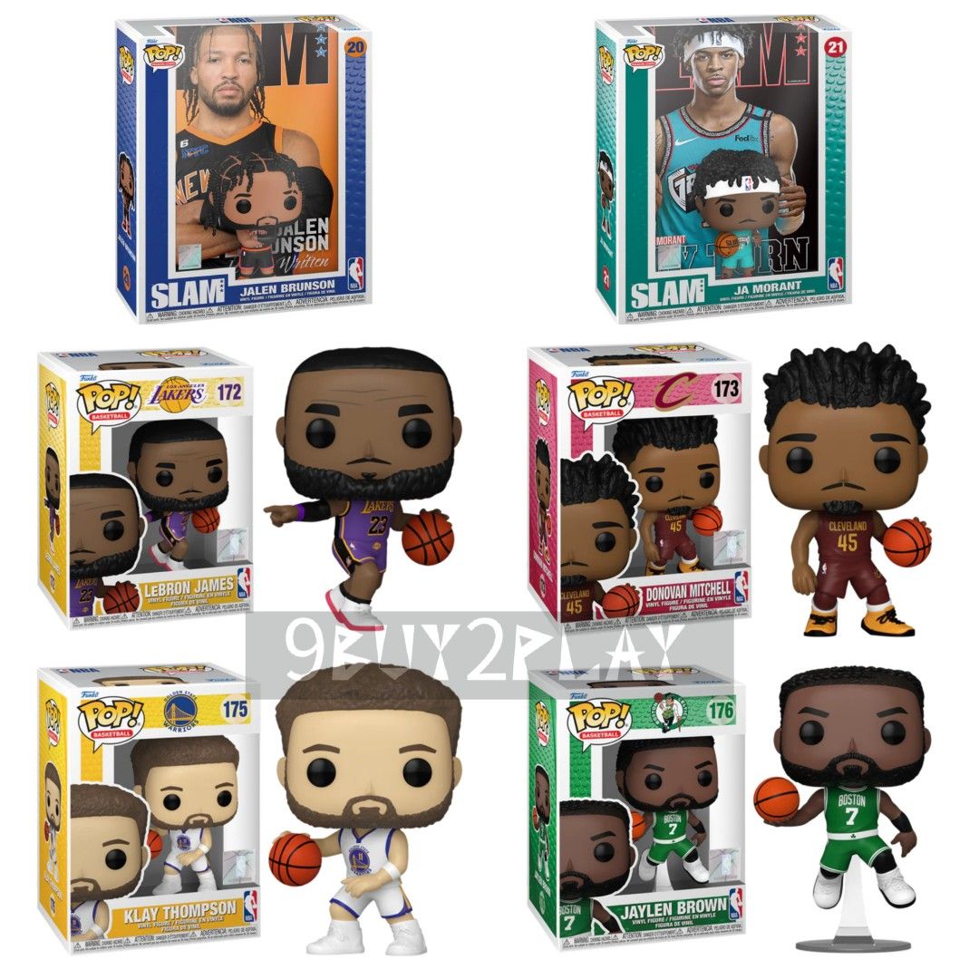 「新貨預訂」Funko pop NBA Basketball Jalen Brunson Ja Morant LeBron James ...