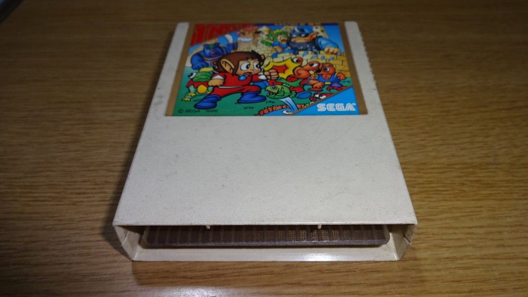 G-1306 Alex Kidd's Miracle World SEGA Mark III Software Gold Cartridge ...