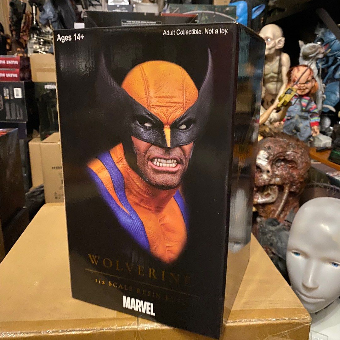 Gentle giant 3D legend dimension marvel wolverine bust 1/2 scale ...