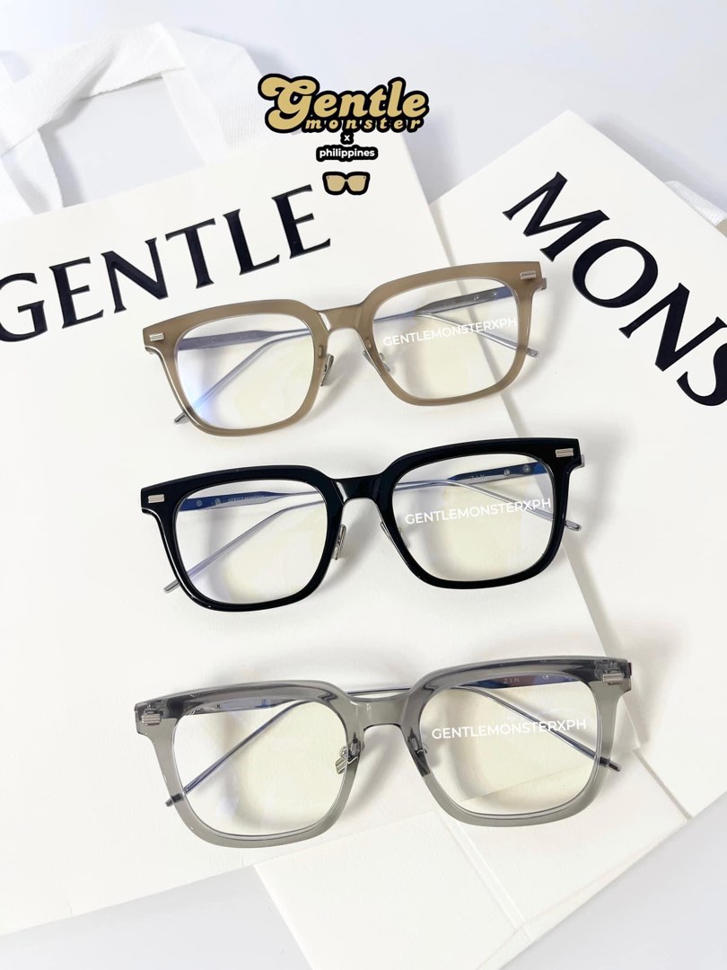 Gentle Monster Zin 01 Zin BRC9 Zin GC7 no box set, Women's Fashion ...