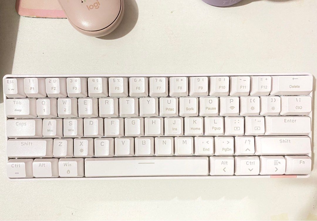 Gigaware STK61 Mechanical Keyboard Wireless Dual-Mode Bluetooth Type C ...