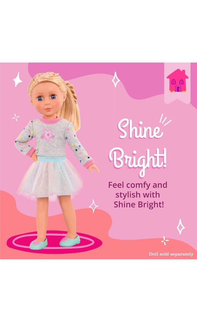 Glitter girls doll outfit (shine bright), Hobbies & Toys, Toys & Games ...