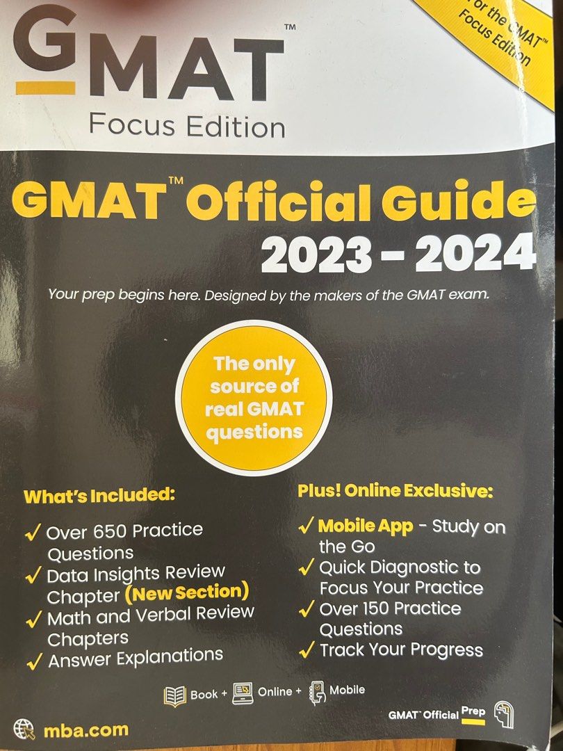 GMAT Focus Edition 2023-2024, Hobbies & Toys, Books & Magazines ...