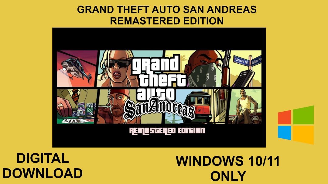 Grand Theft Auto San Andreas Remastered Edition, Video Gaming, Video Games, PlayStation on Carousell