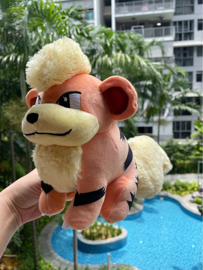 Growlithe plush Pokemon soft toys, Hobbies & Toys, Toys & Games on ...